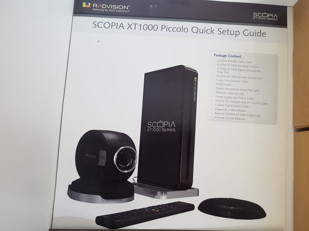 AVAYA – RADVISION 55111-10121 SCOPIA XT1000 PICCOLO CAMERA SET ...